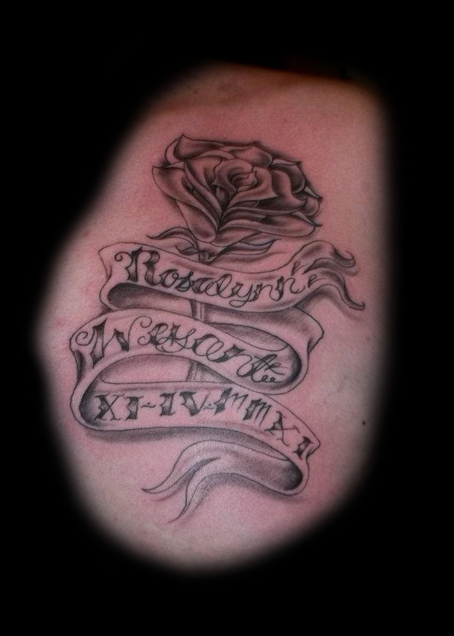 Scroll Tattoos With Names