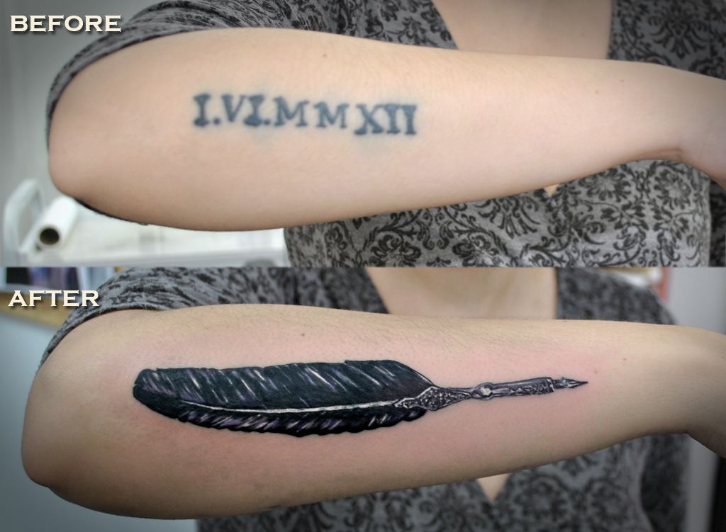 Small Quill Tattoo