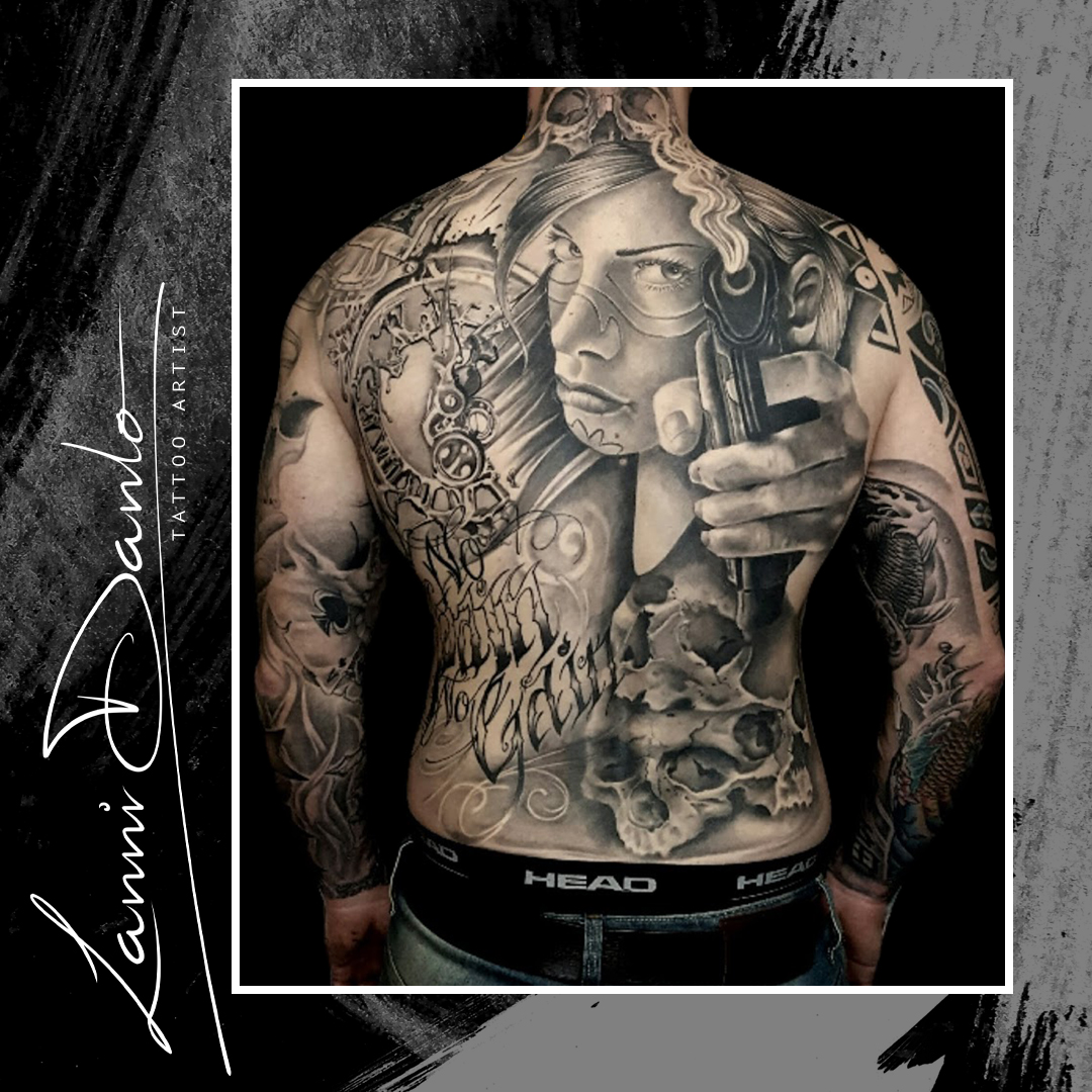 Back Tattoos For Black Men