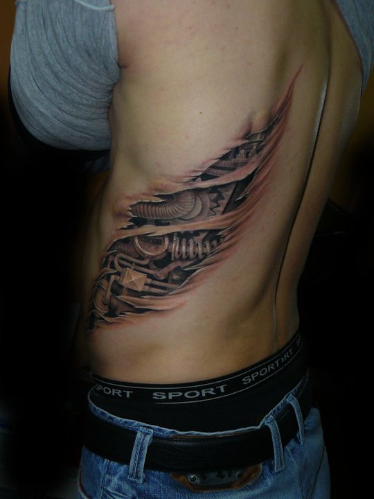 Bionic Tattoos Ribs