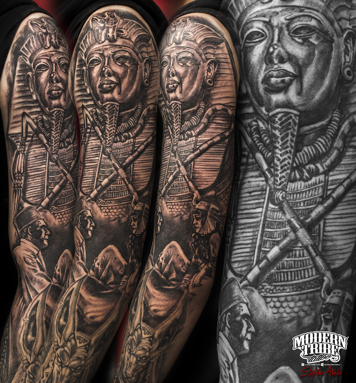 Aztec Warrior Arm Tattoos