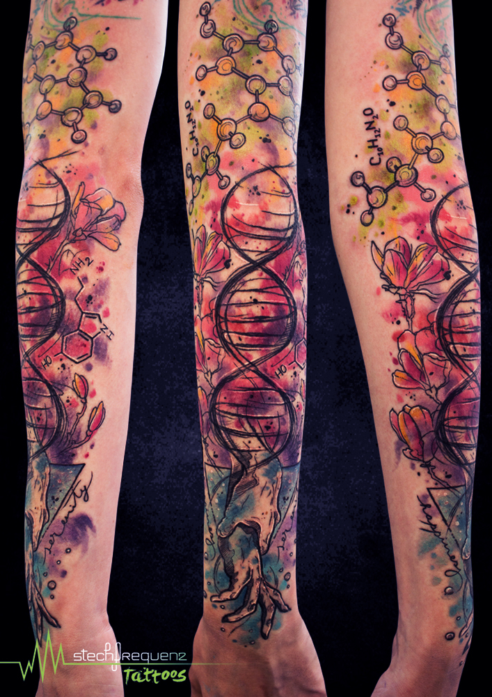 Dna Tattoo Arm