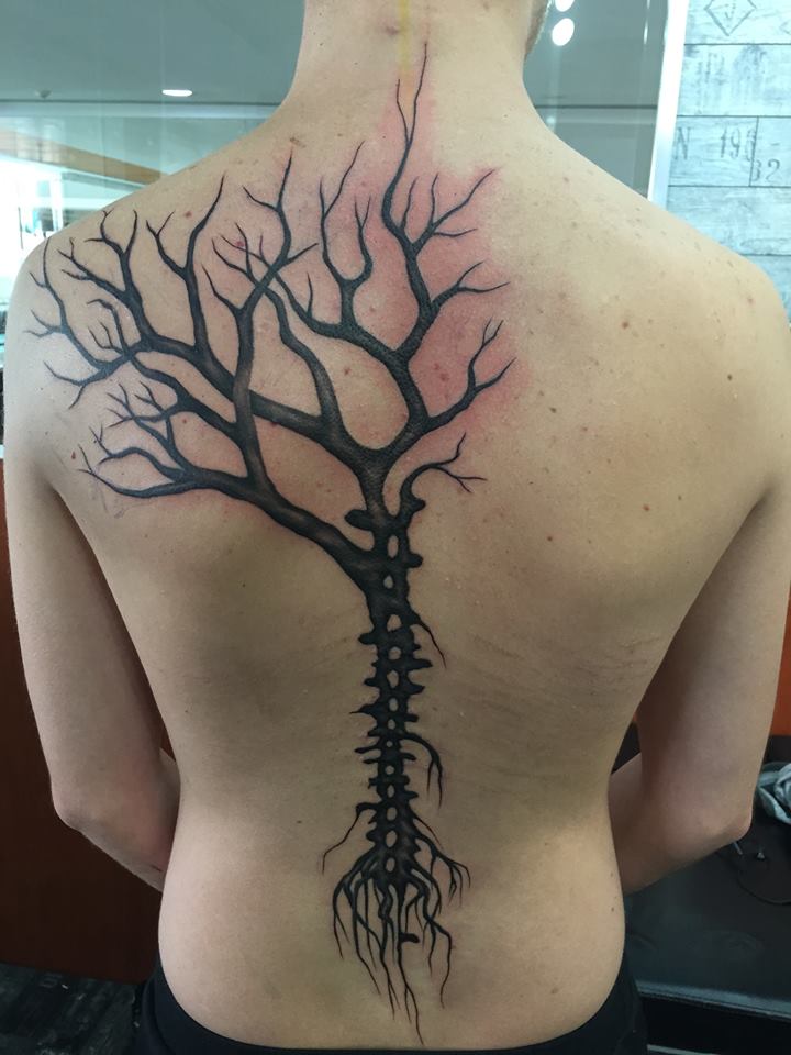 Tree Back Tattoos