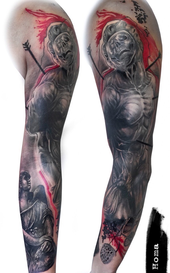 Spartan 300 Tattoo Sleeve