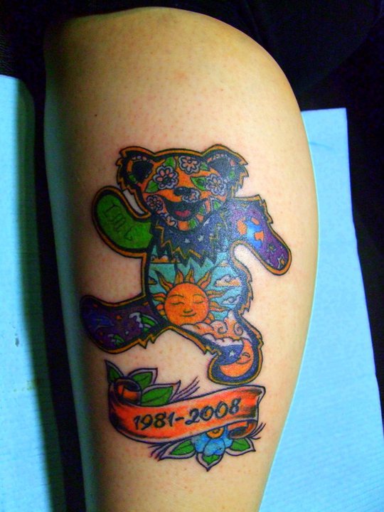 Grateful Dead Bears Tattoo